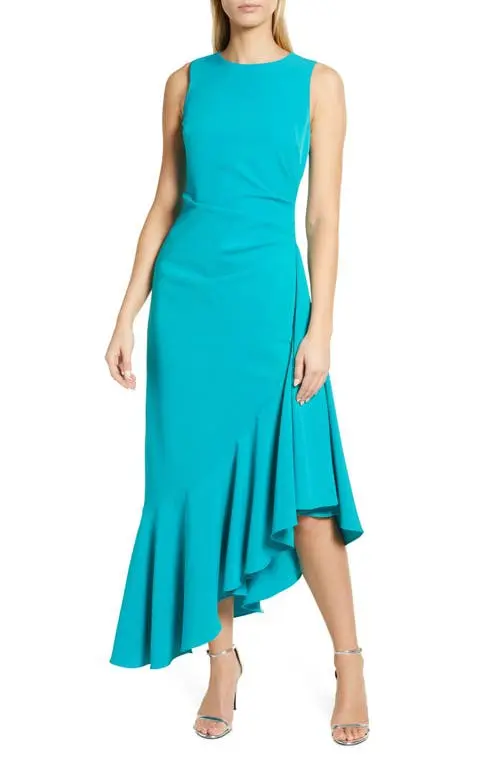 blue dress for baby girl Eliza J Asymmetrical Maxi Dress, Blue / 6 main image 0