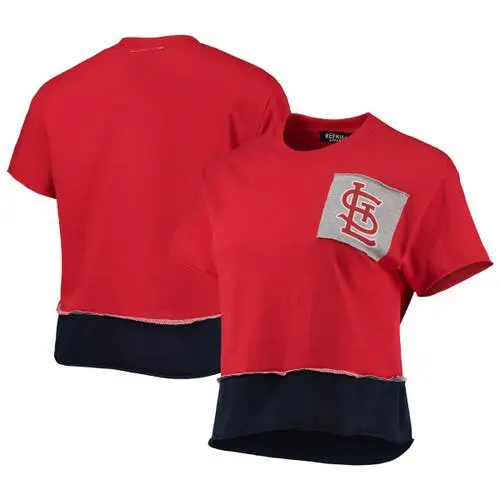REFRIED APPAREL St. Louis Cardinals Cropped T-shirt - Red