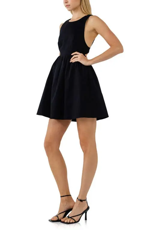 GREY LAB Open Back Minidress