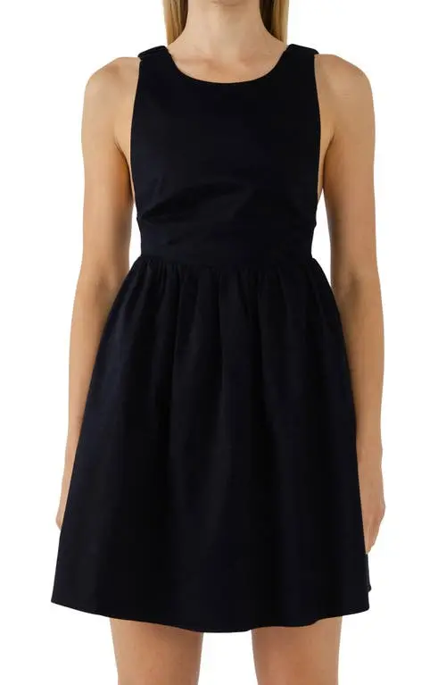 GREY LAB Open Back Minidress