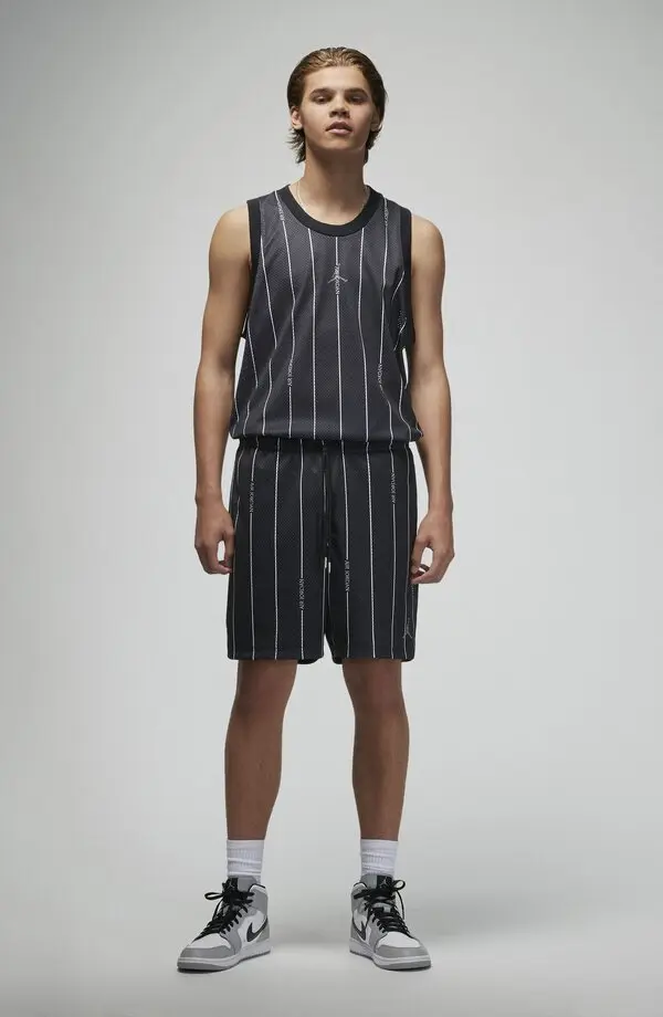 JORDAN Essentials Stripe Mesh Shorts