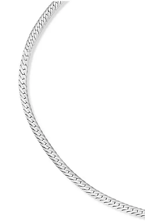 Bony Levy 14k Gold Herringbone Chain Bracelet - 14k White Gold