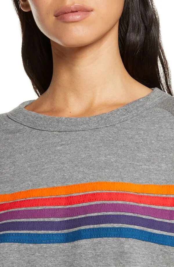 Aviator Nation 5-stripe Crewneck Sweatshirt