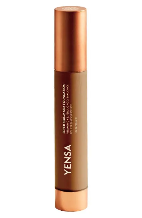 YENSA Super Serum Silk Natural Glow Hydrating Peptide Foundation For Radiant Skin - Deep Golden
