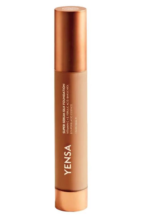 YENSA Super Serum Silk Natural Glow Hydrating Peptide Foundation For Radiant Skin - Tan Golden