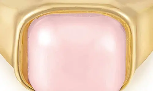 Ettika Set Of 4 Rings - Pink