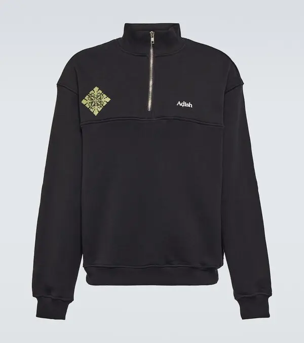 ADISH Logo Cotton Jersey Sweatshirt