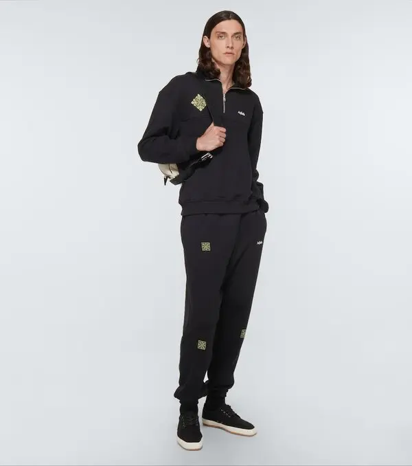 ADISH Logo Cotton Jersey Sweatshirt