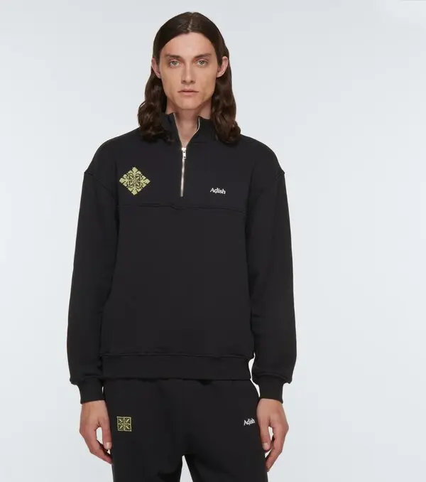 ADISH Logo Cotton Jersey Sweatshirt