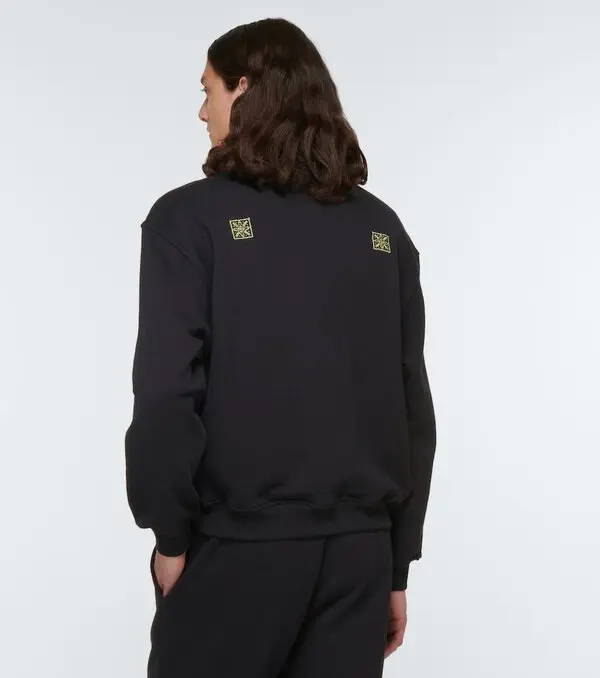 ADISH Logo Cotton Jersey Sweatshirt