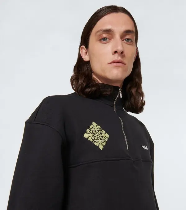 ADISH Logo Cotton Jersey Sweatshirt