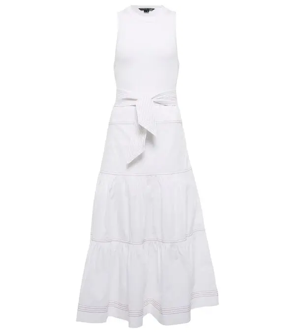 Veronica Beard Austyn Tiered Midi Dress