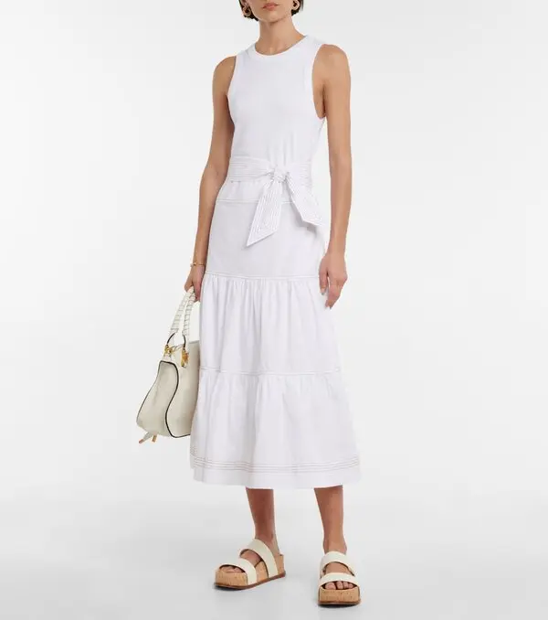 Veronica Beard Austyn Tiered Midi Dress