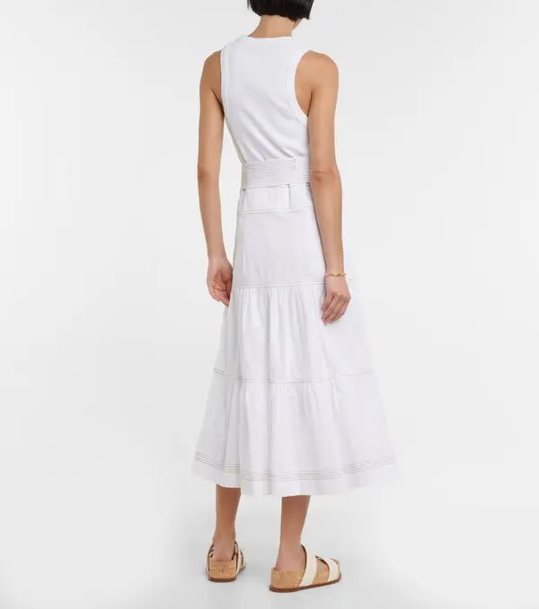 Veronica Beard Austyn Tiered Midi Dress