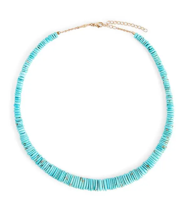 Jacquie Aiche Yellow Gold And Necklace - Turquoise