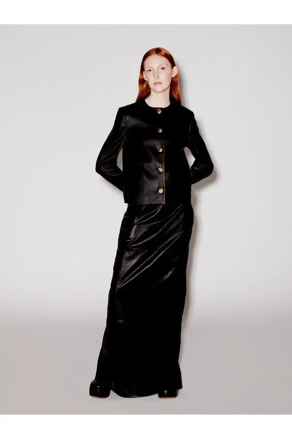 Rosetta Getty Tapered Maxi Skirt