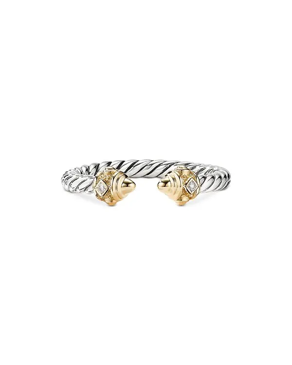 David Yurman 23mm Renaissance Ring - Gold/silver