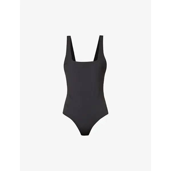 Good American Scuba Square-neck Stretch-woven Body - Black001