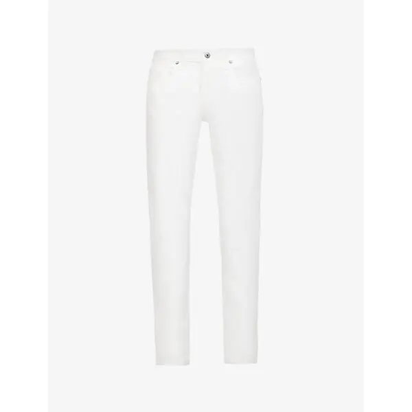 Paige Slim Straight-leg Stretch-denim Jeans - Icecap