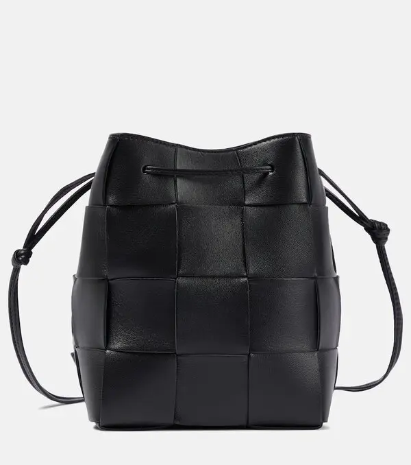 Bottega Veneta Cassette Small Leather Bucket Bag