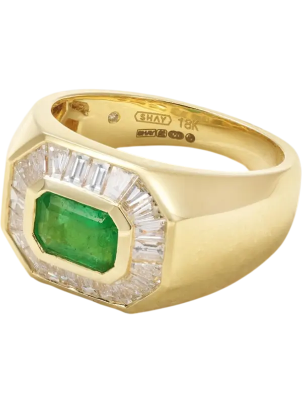 Shay 18-karat Emerald And Diamond Ring