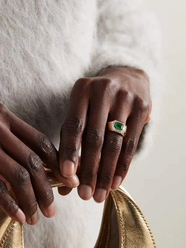 Shay 18-karat Emerald And Diamond Ring
