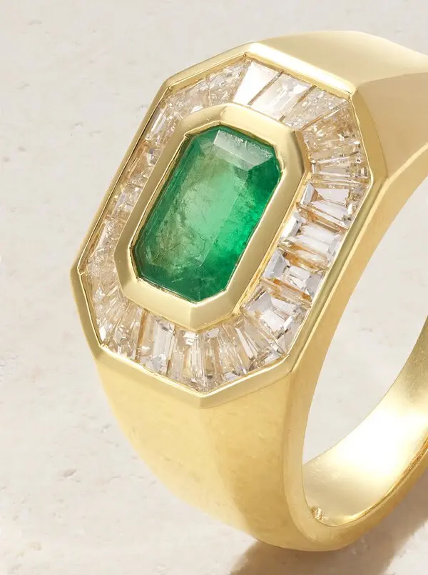 Shay 18-karat Emerald And Diamond Ring