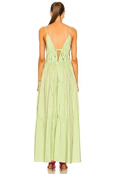 Simkhai April Maxi Dress In Mint