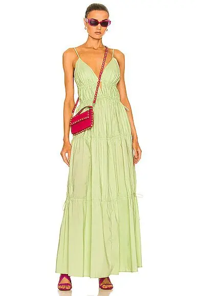 Simkhai April Maxi Dress In Mint