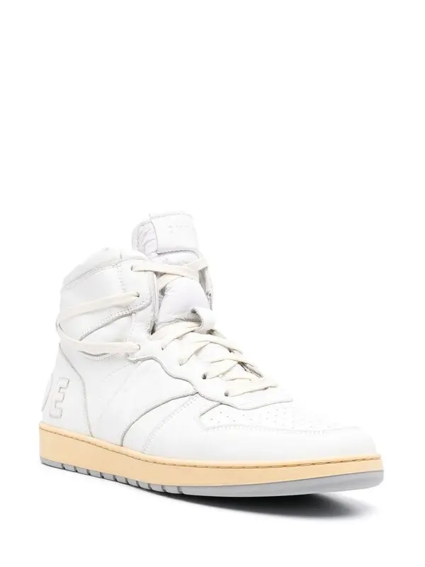Rhude Panelled Leather Sneakers