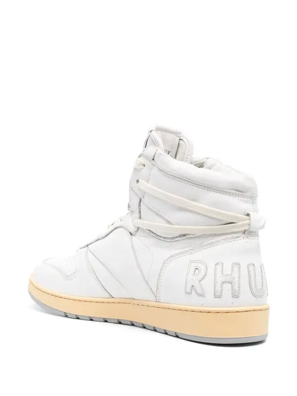 Rhude Panelled Leather Sneakers