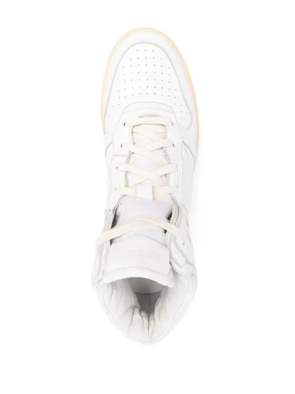 Rhude Panelled Leather Sneakers