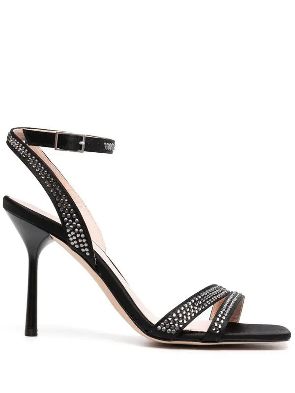 Liu Jo 90mm Embellished Leather Sandals