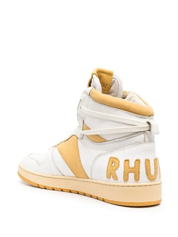 Rhude Logo Panelled Sneakers