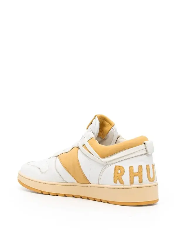 Rhude Colour-block Low-top Sneakers - White
