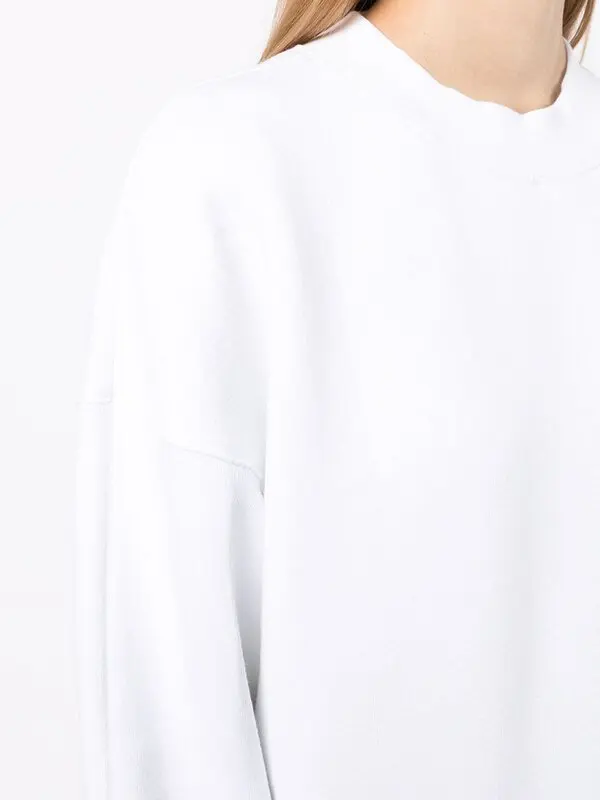 Palm Angels Logo Print Cotton Sweatshirt