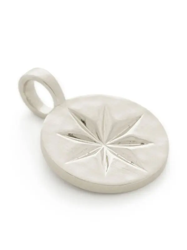Monica Vinader Recycled Guiding Star Pendant - Silver