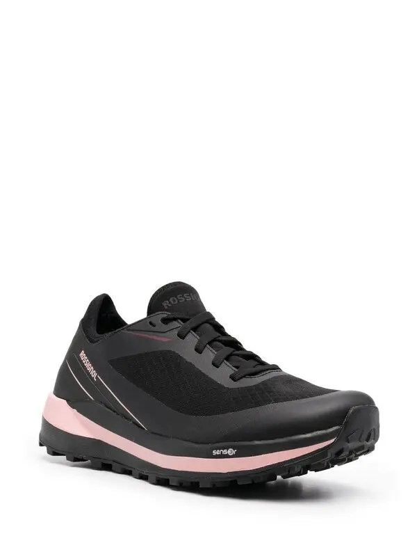Rossignol Panelled Logo-print Sneakers - Black