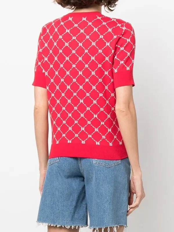 Sonia Rykiel Paris Monogram-pattern Knitted Top
