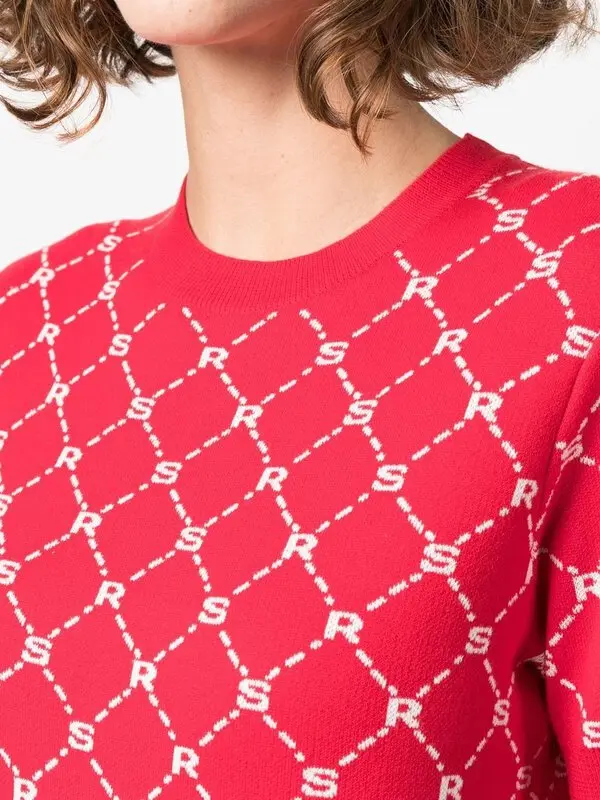 Sonia Rykiel Paris Monogram-pattern Knitted Top