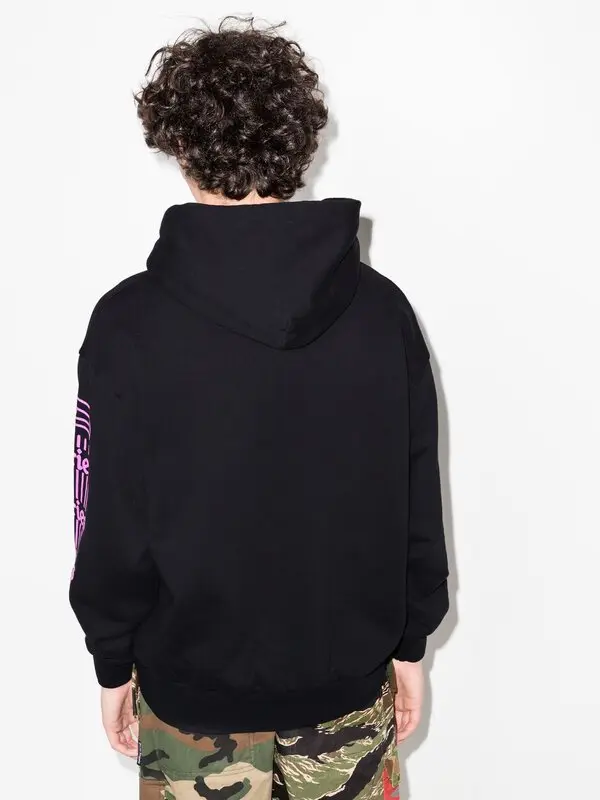 Aries Logo-print Drawstring Hoodie