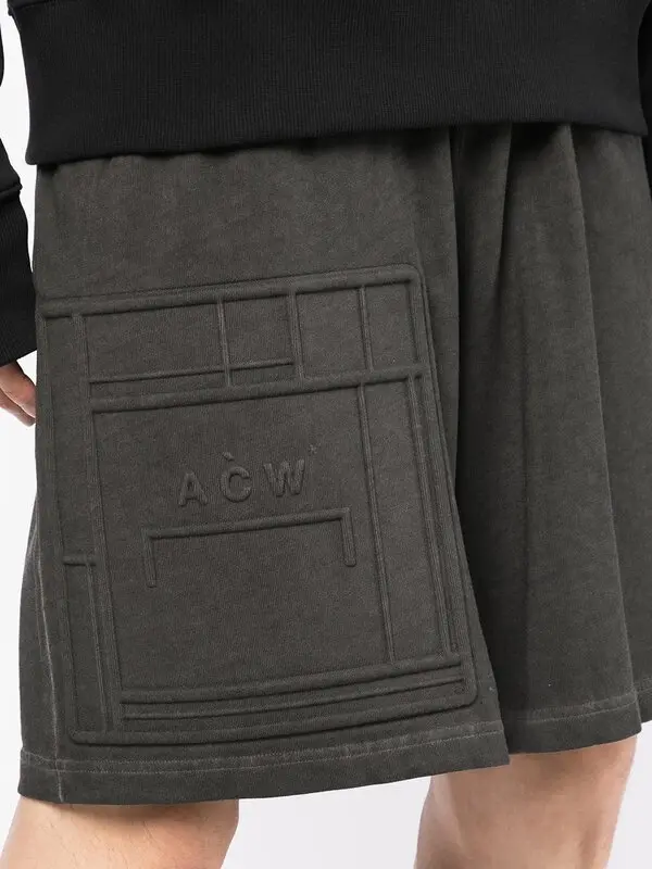 A-COLD-WALL* Debossed-logo Bermuda Shorts