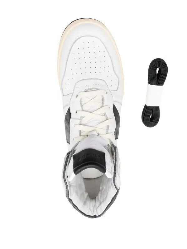 Rhude Colour-block High-top Sneakers