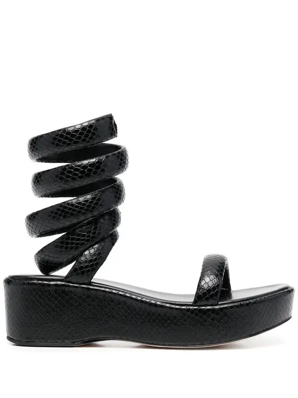 Cult Gaia Gabi Spiral Strap Sandals