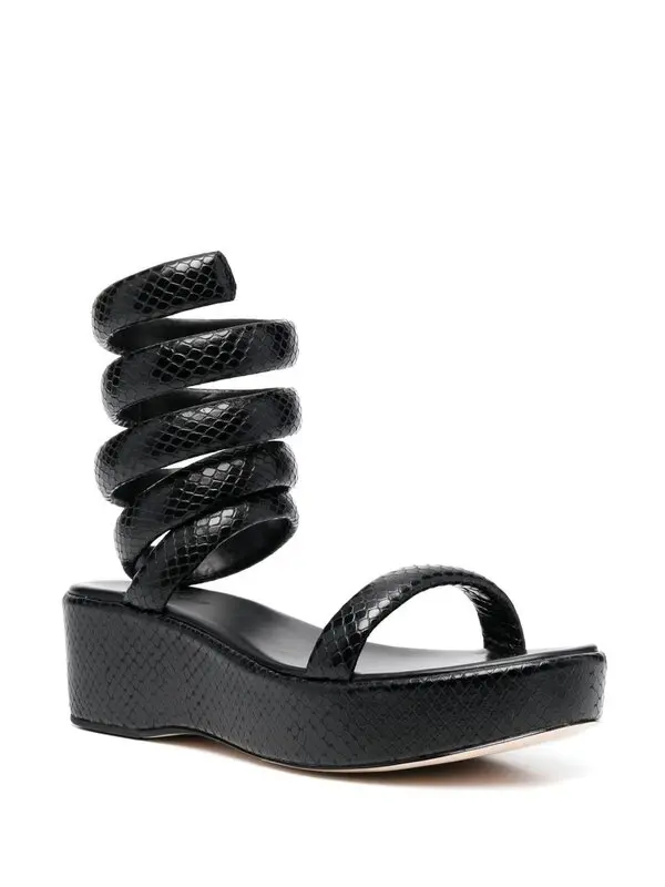 Cult Gaia Gabi Spiral Strap Sandals