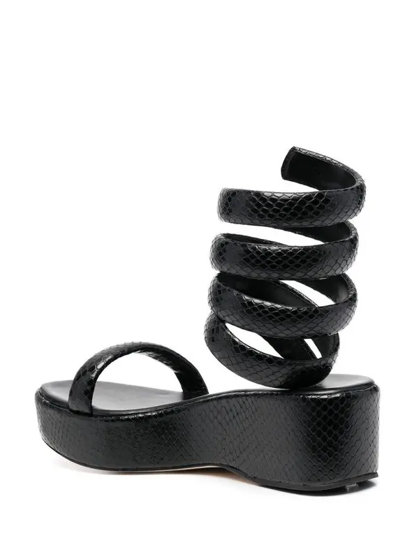 Cult Gaia Gabi Spiral Strap Sandals