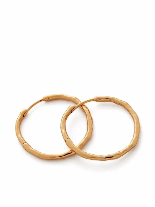 Monica Vinader Siren Muse Hoop Earrings - Gold