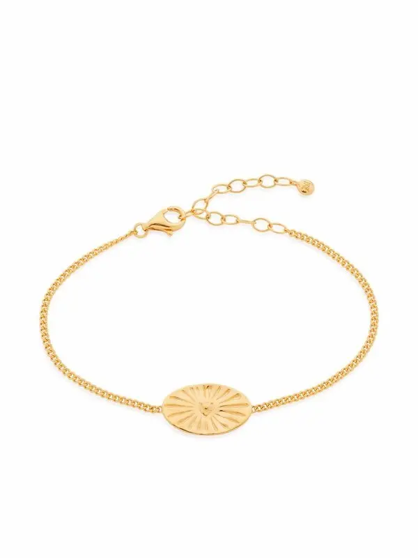Monica Vinader Talisman Heart Vermeil Bracelet