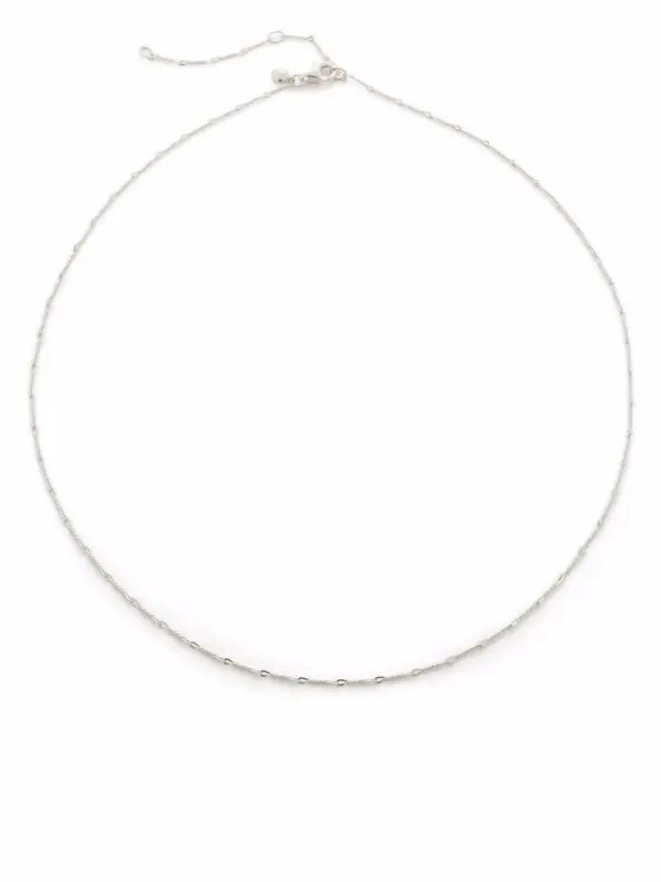 Monica Vinader Fine Twist Choker Necklace In Recycled