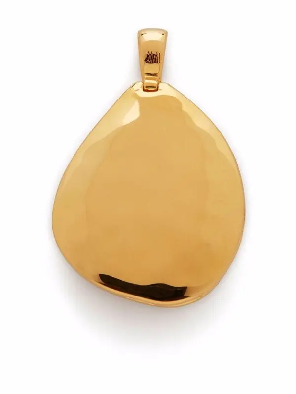 Monica Vinader Deia Pebble Locket - Gold